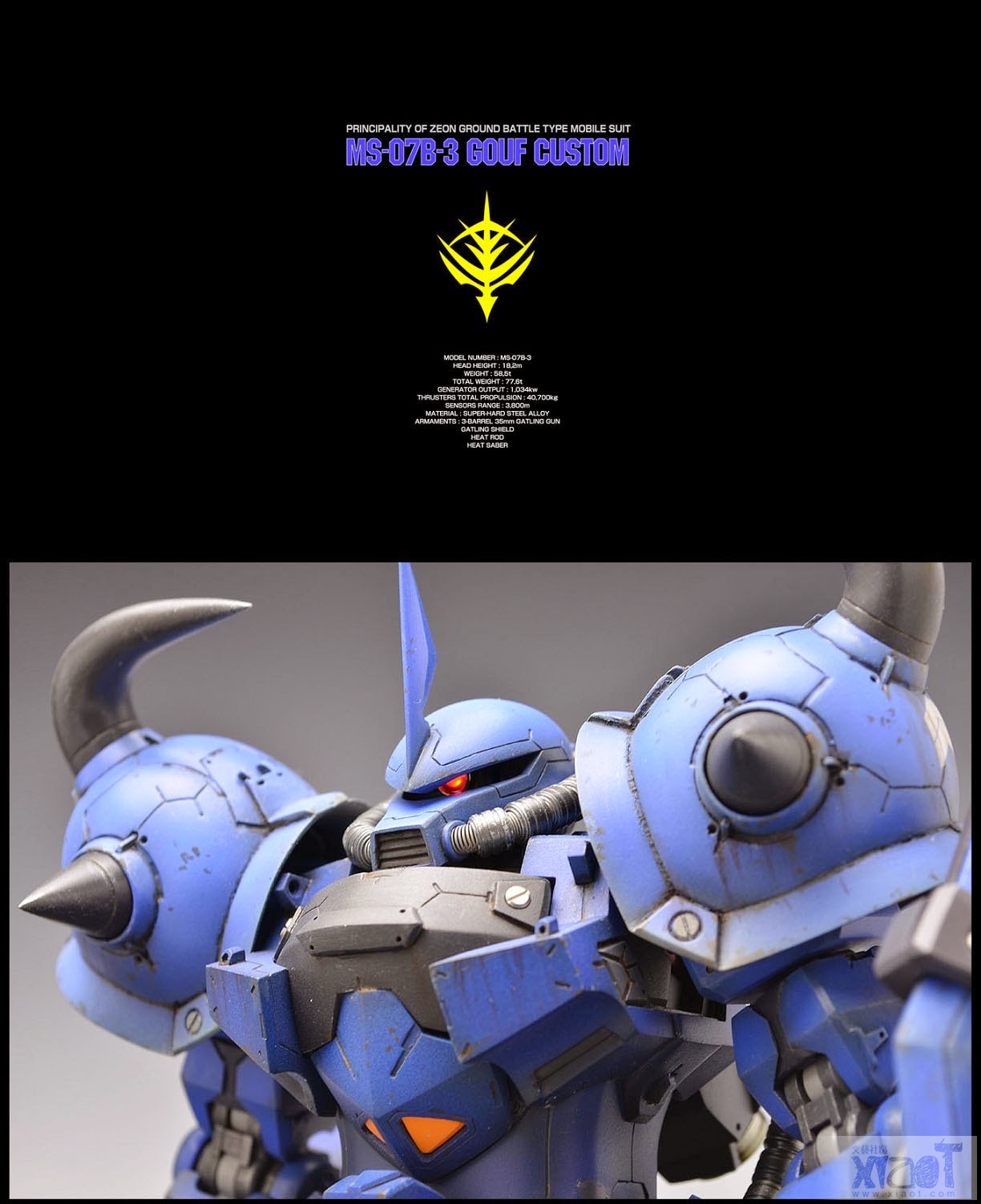 Conversion Build: Neo Grade 1/100 MS-78B-3 Gouf Custom