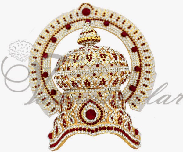 Hindu Deity Jewellery: Hindu God Vigraha Deity Crowns