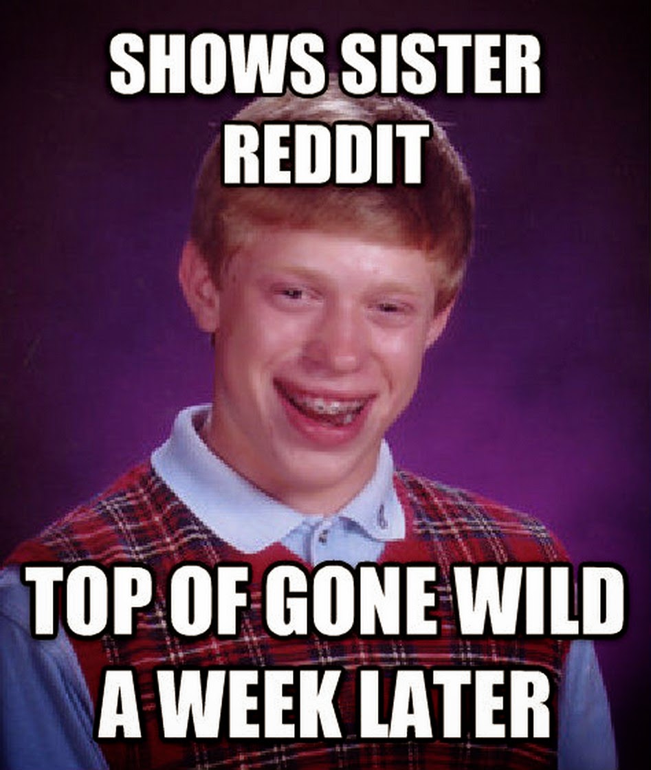 Chuck's Fun Page 2: Bad Luck Brian - the meme