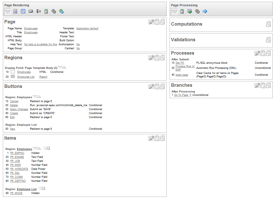 Grassroots Oracle Apex Tutorial Form And Report Sharing The Same Page
