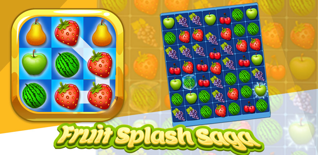 Fruit Splash Saga : match fruits to burst