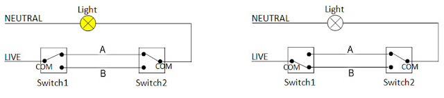How to replace old toggle two way switch with new touch two way switch?
