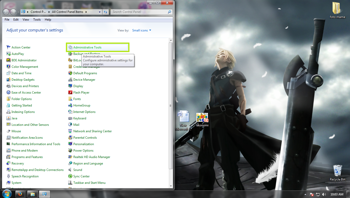 NEW: TUTORIAL : Cara Membuka Local Security Policy Windows 7