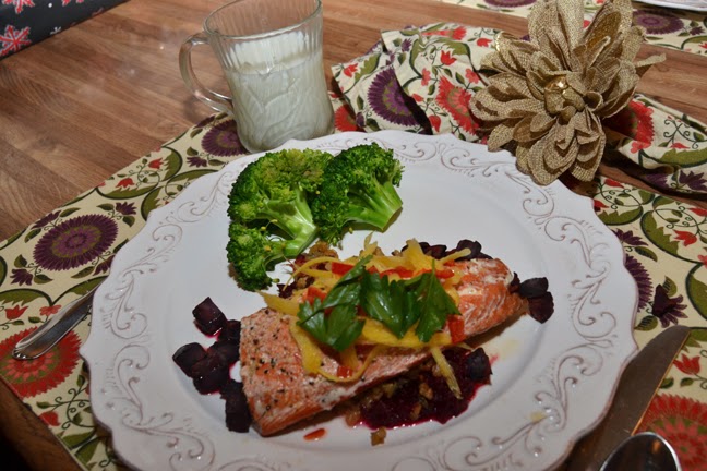 cindyshealthymeals: Can't "Beet" the Salmon