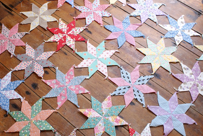MessyJesse - a quilt blog by Jessie Fincham: Diamond Paper Piecing Progress