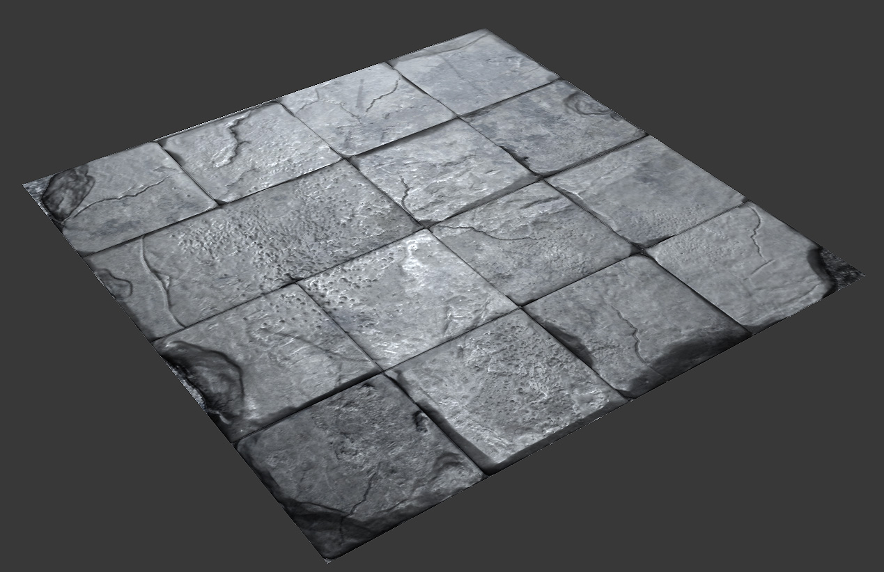 Don Pham | Environment Artist | Art Blog: Stone Floor