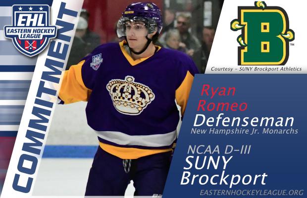 BROCKPORT STATE ICE HOCKEY: Romeo commits to Brockport