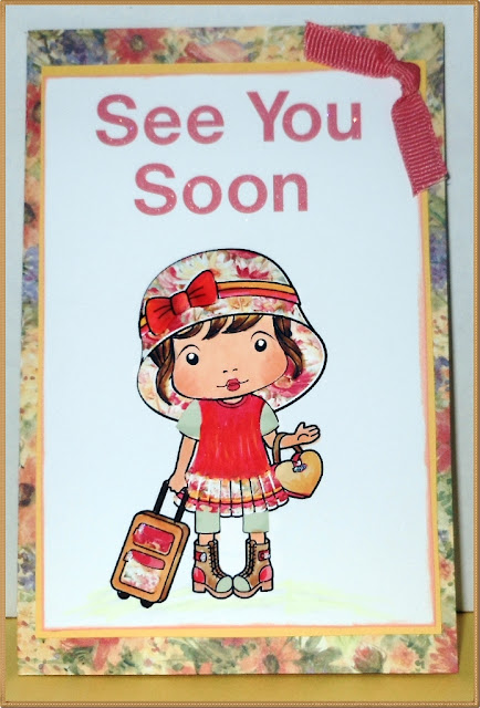 SCRAPCUTS by JUDY: See You Soon Card by Judy Stark