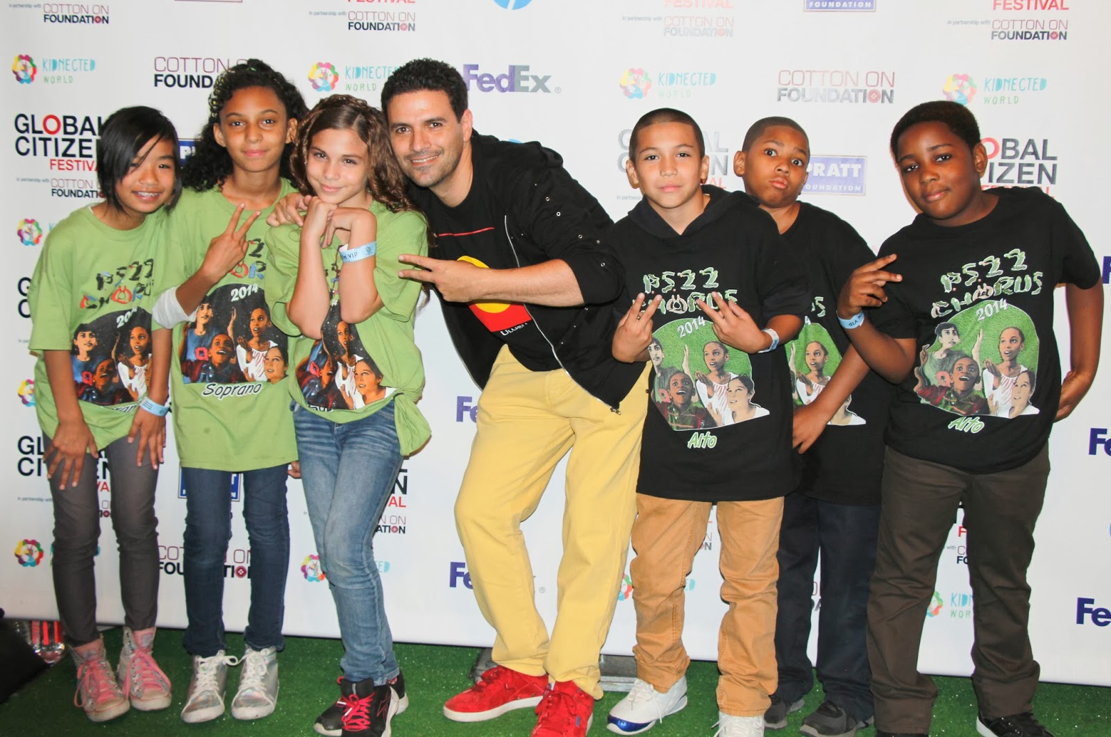 PS22 Chorus: PS22 Chorus of 2014's "Wonder"-ful Debut at Global Citizen ...