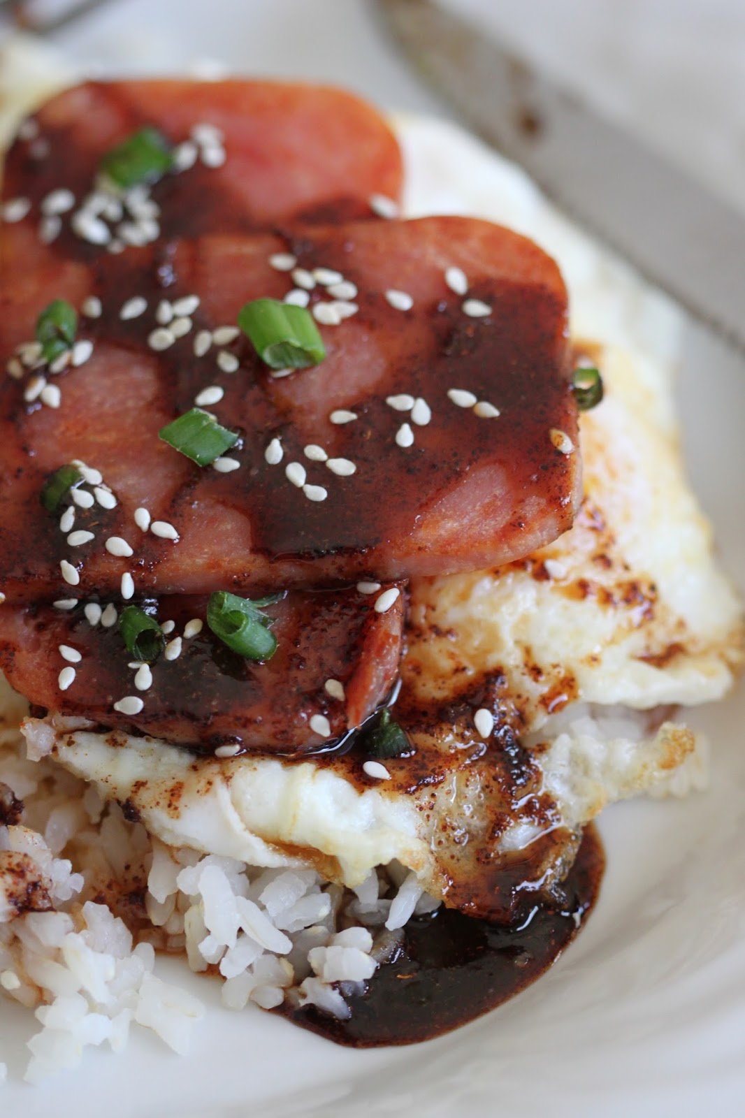 Tortillas and Honey: Spam and Eggs with Maple Chile Syrup