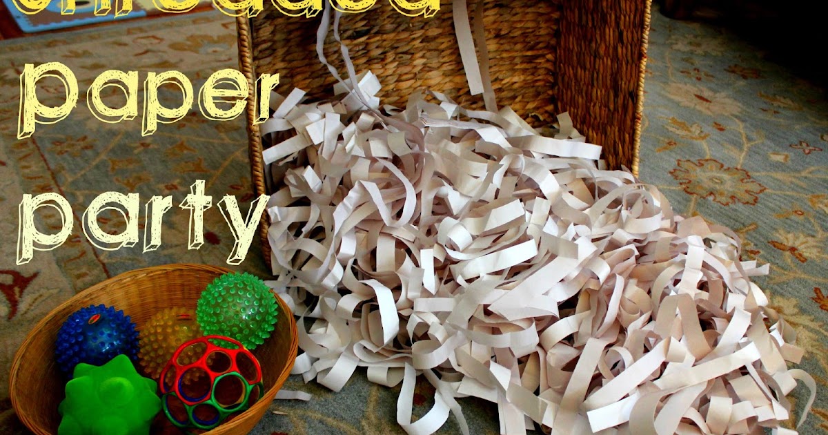Kz and Me: Shredded Paper Party