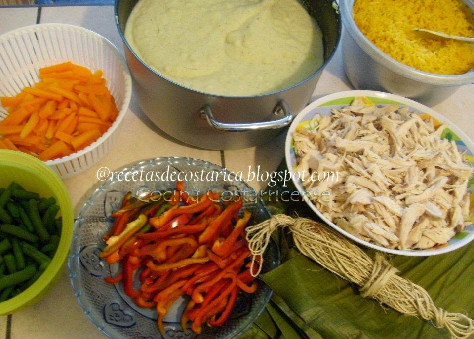 Cocina Costarricense: tamal tradicional