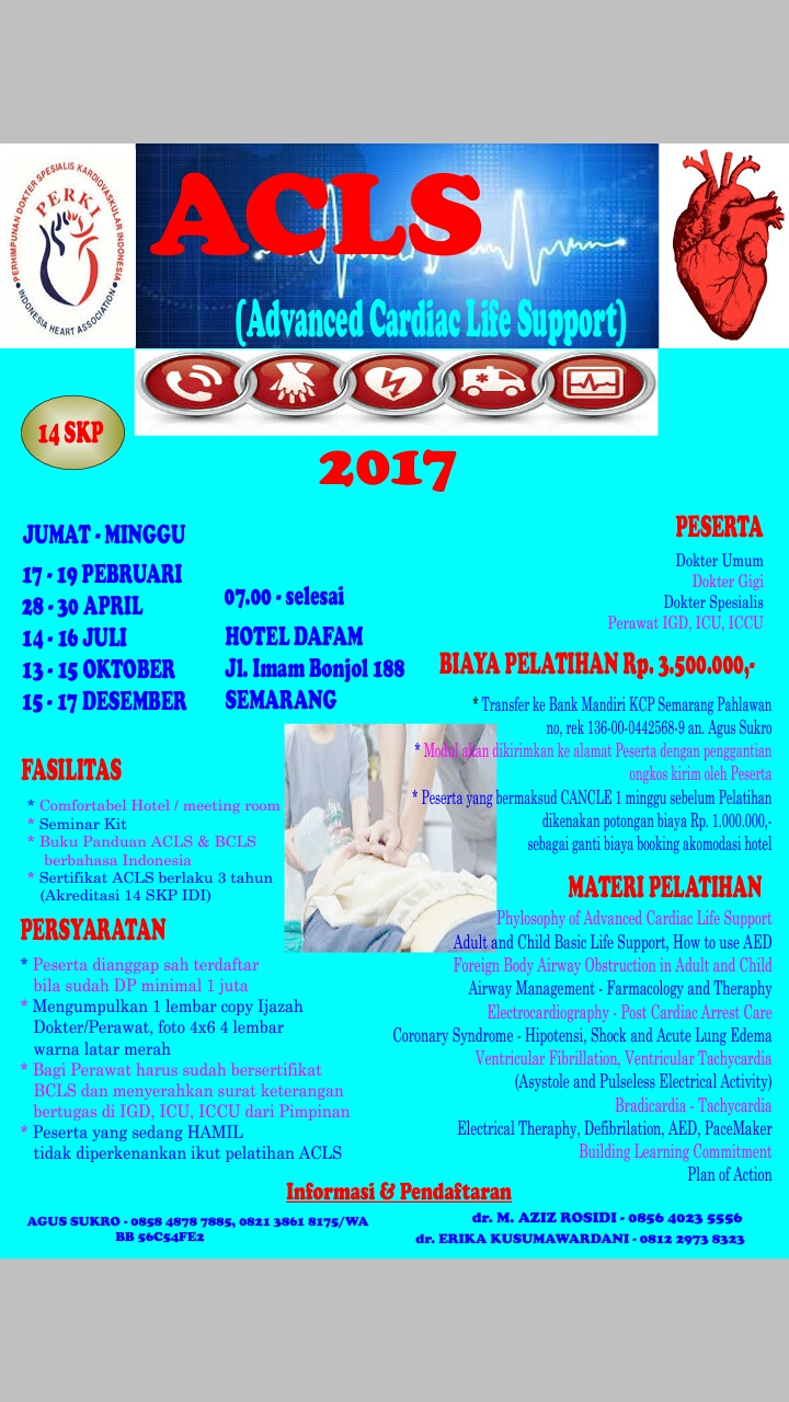 info Kursus ACLS PERKI,informasi Kursus ACLS PERKI,materi Kursus ACLS ...