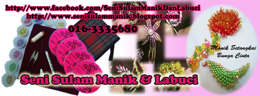 Seni Sulam Manik dan Labuci: Kombinasi Warna