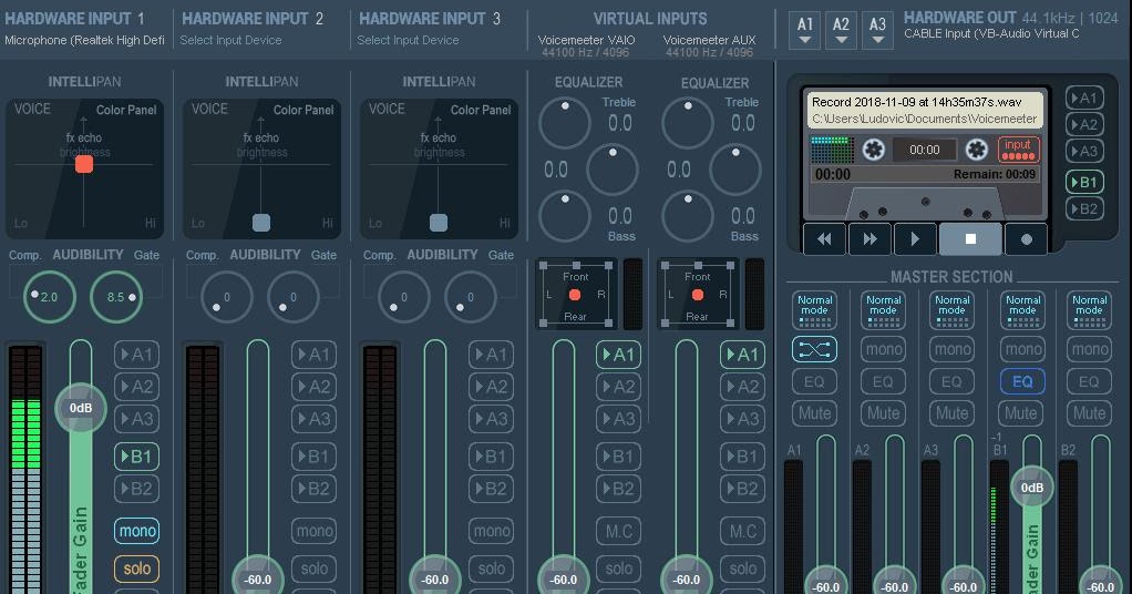 Clé USB DVstick 30 de DVMEGA : Configuration Equalizer Voice Meter ...