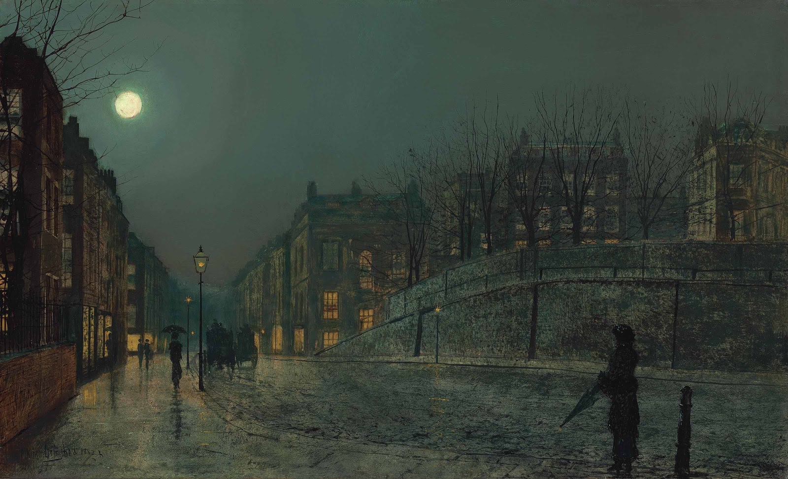 John Atkinson Grimshaw (British painter, 1836-1893) | Tutt'Art ...