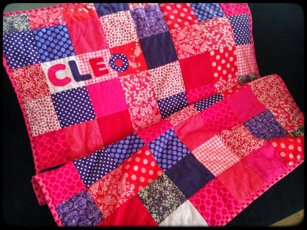 Laisse Luciefer: Plaid Patchwork (Carrés)