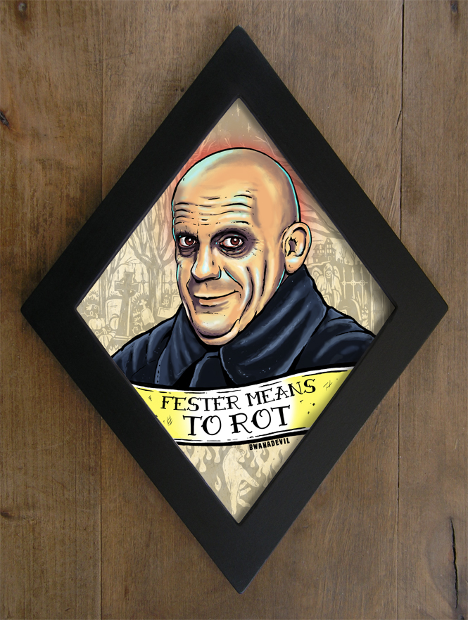 BwanaDevil Art: Uncle Fester!