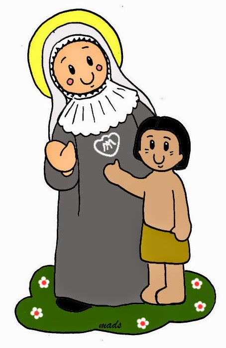 Mis ilustraciones: Santa Laura Montoya