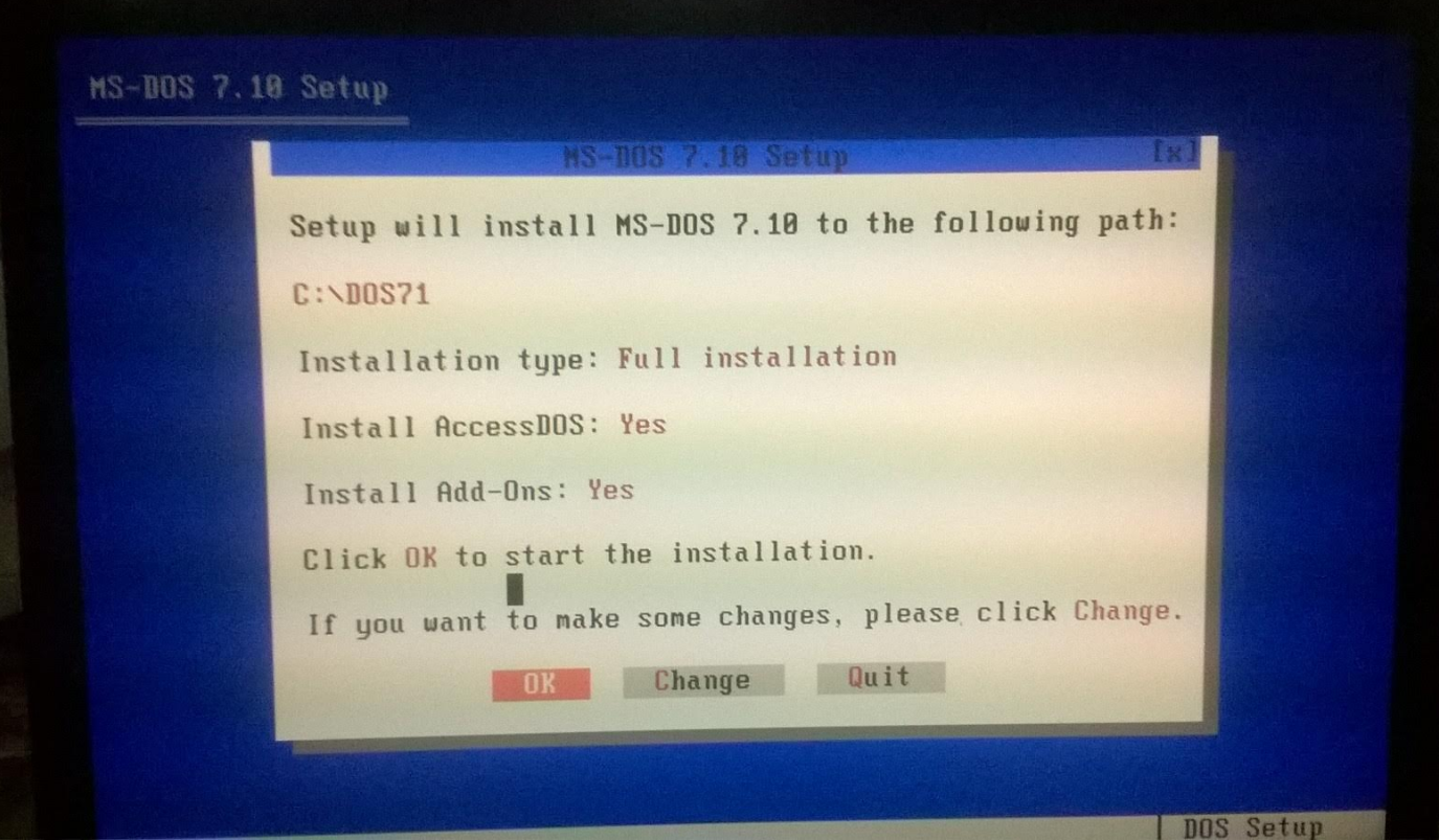MS DOS 7.1 OS - RAMESH'S BLOG