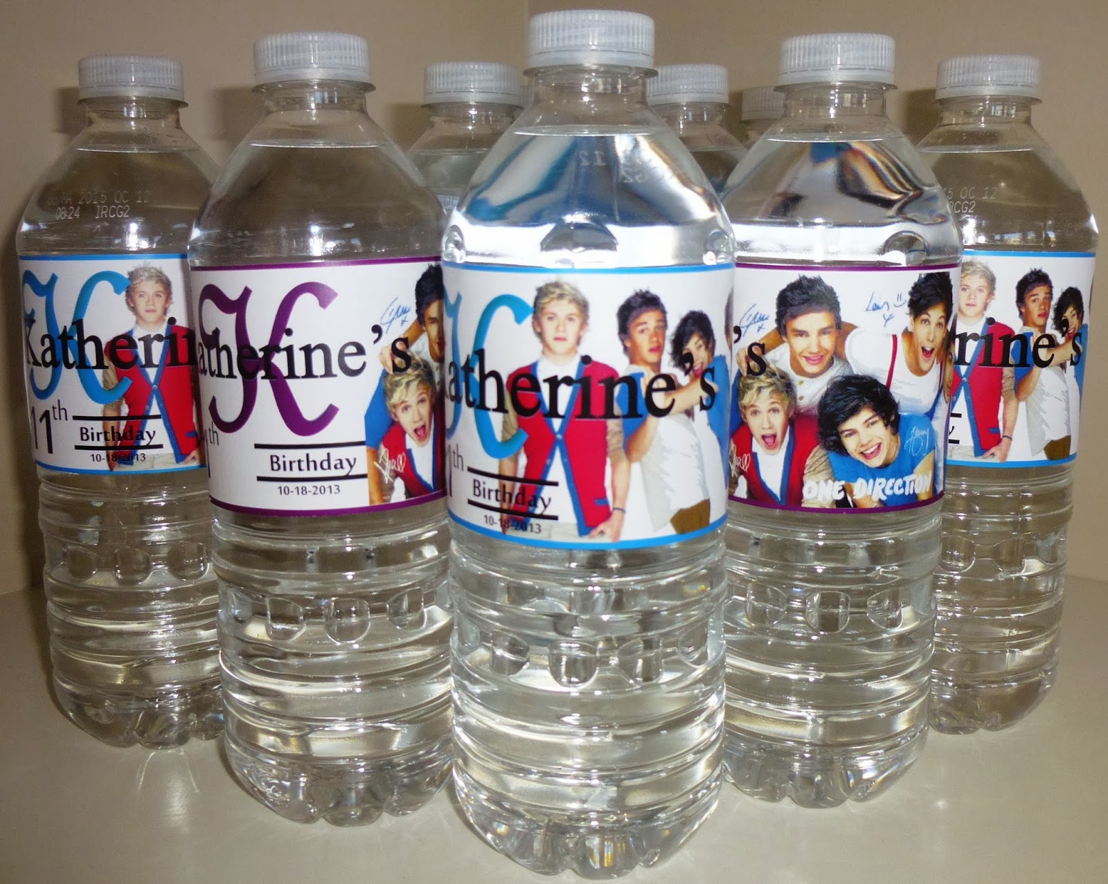Utopia Party Decor: *** One Direction Water Bottle Labels