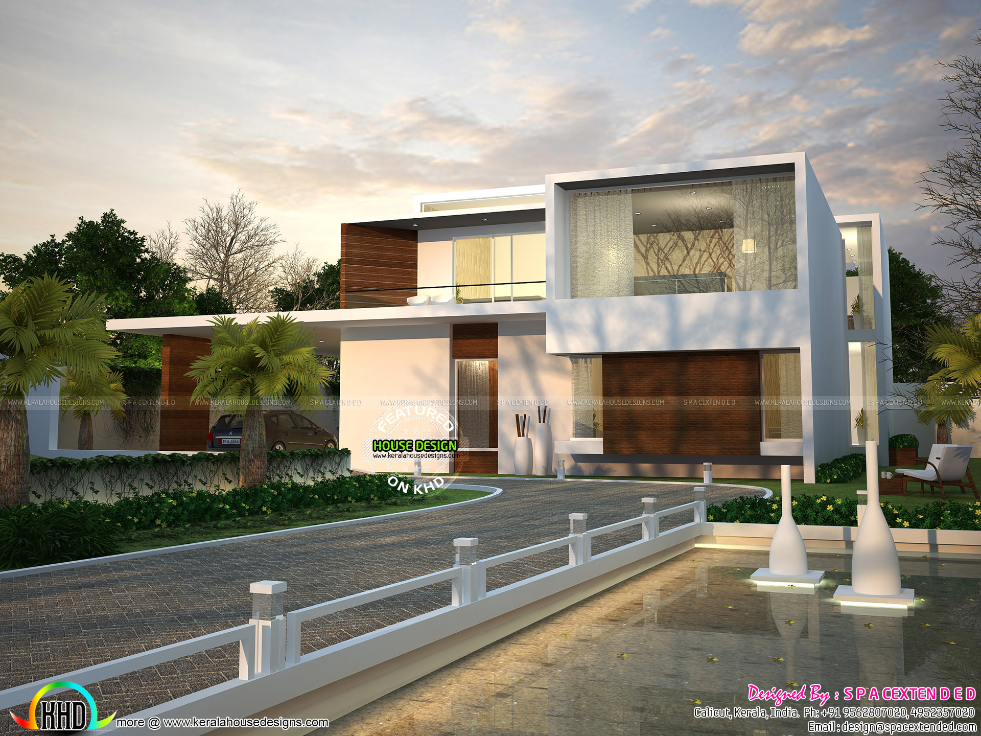 Contemporary home by Space extended - Kerala Home Design and Floor ...