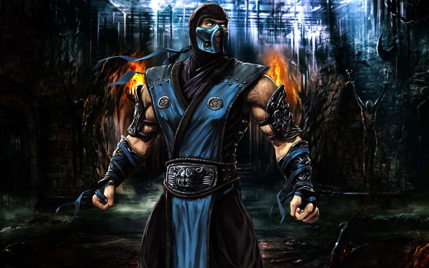 Deu branco: Personagens Clássicos: Sub-Zero