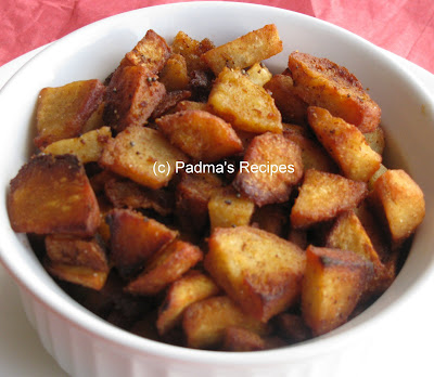 Padma's Recipes: TARO FRY