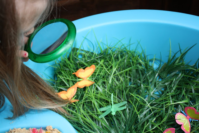 Why it Matters- The Clarks: Bug sensory table