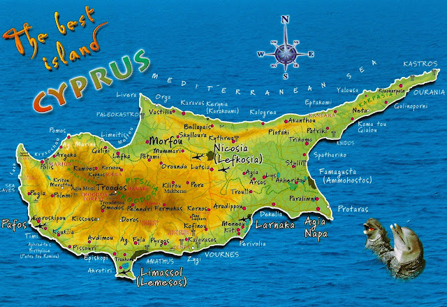 My Favorite Views: Cyprus - Map fo the Best Island