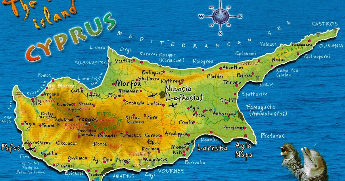 My Favorite Views: Cyprus - Map fo the Best Island
