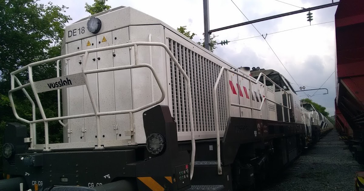 LA PASSION DU TRAIN: DE 18 Eiffage Rail par Laurent et PV
