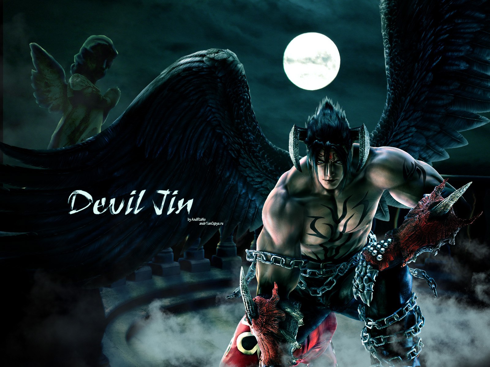 แจกฟรีๆ พื้นหลังหน้าจอสวยๆ HD: ภาพพื้นหลังสวยๆ HD devils moon