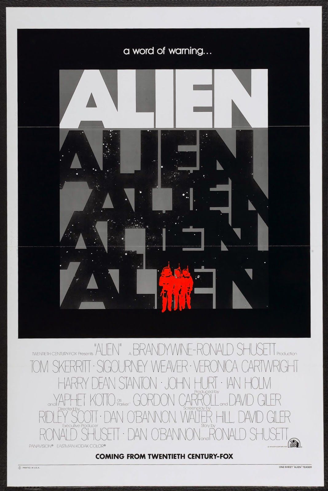 ALIEN DAY: GALERIA DE POSTERS ORIGINALES DEL FILM DE RIDLEY SCOTT
