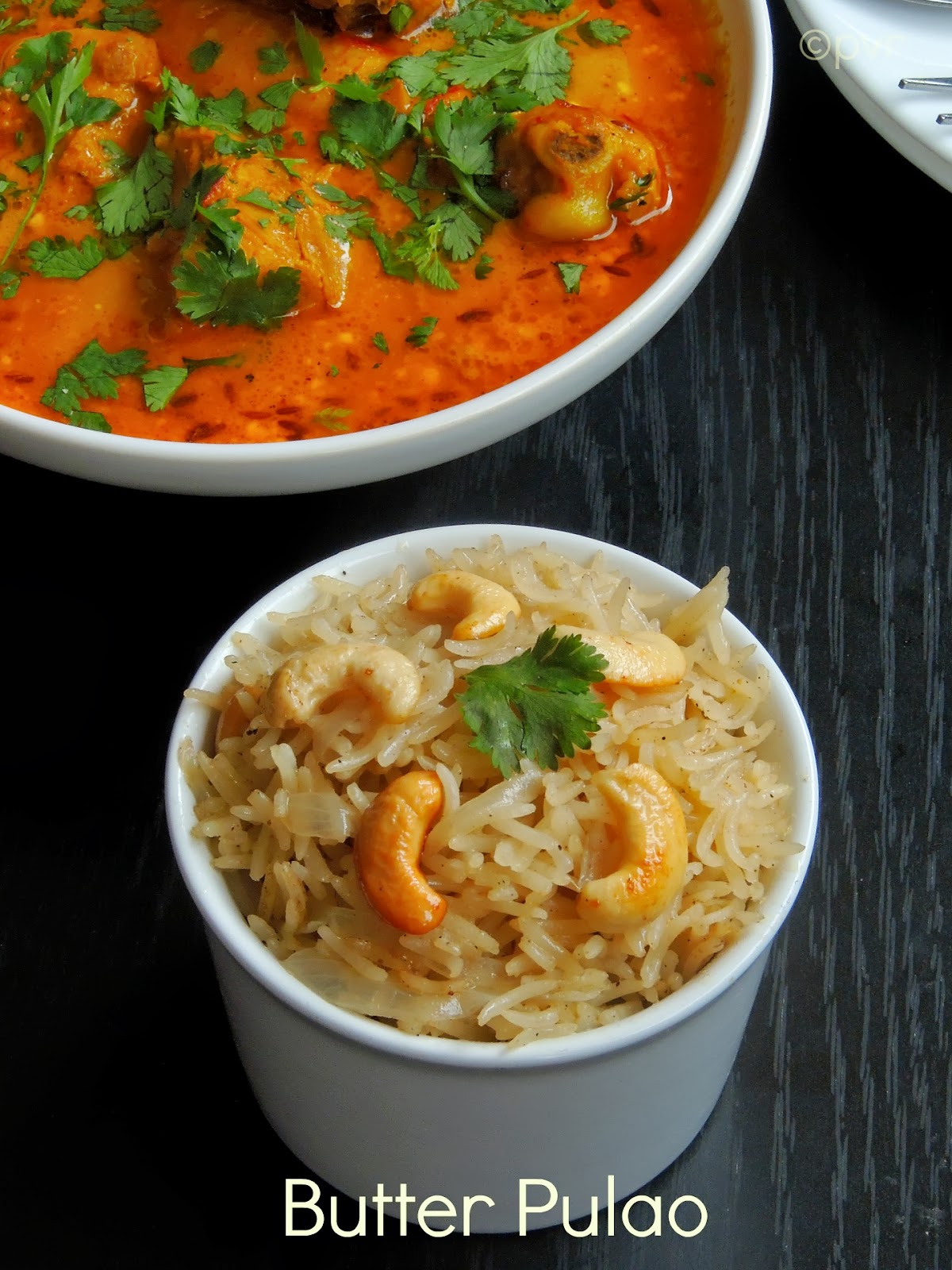 Priya's Versatile Recipes: Butter Pulao, Mughlai Kesar Murg & Bread 65 ...