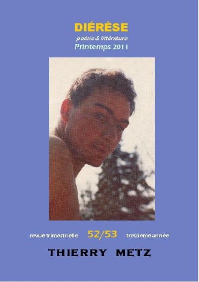L'ANAGNOSTE: Diérèse, N°56, Thierry Metz