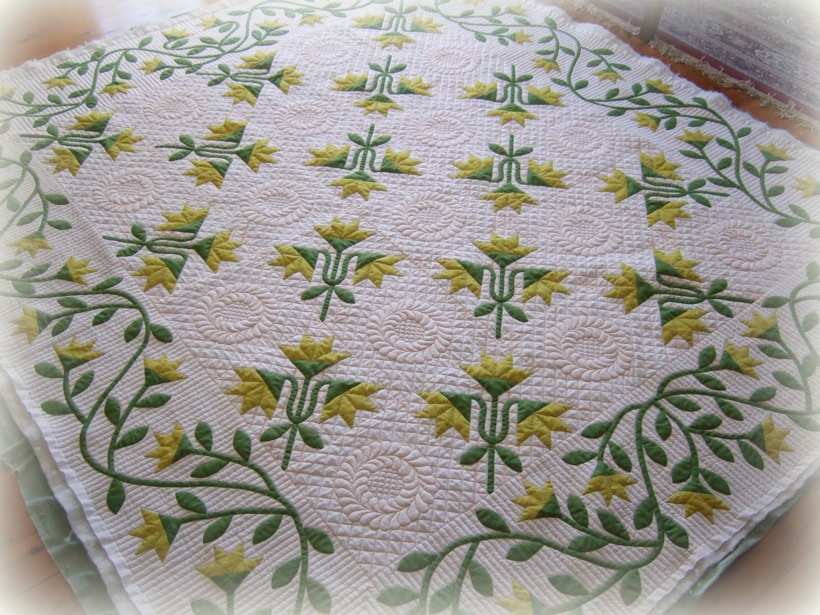 Every Stitch: Carolina Lily completed