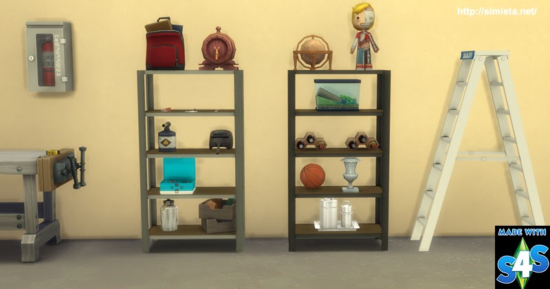 Simista A little sims 4 blog : Storage Shelf