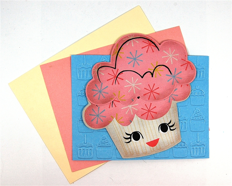 Capadia Designs: Cupcake Birthday Card