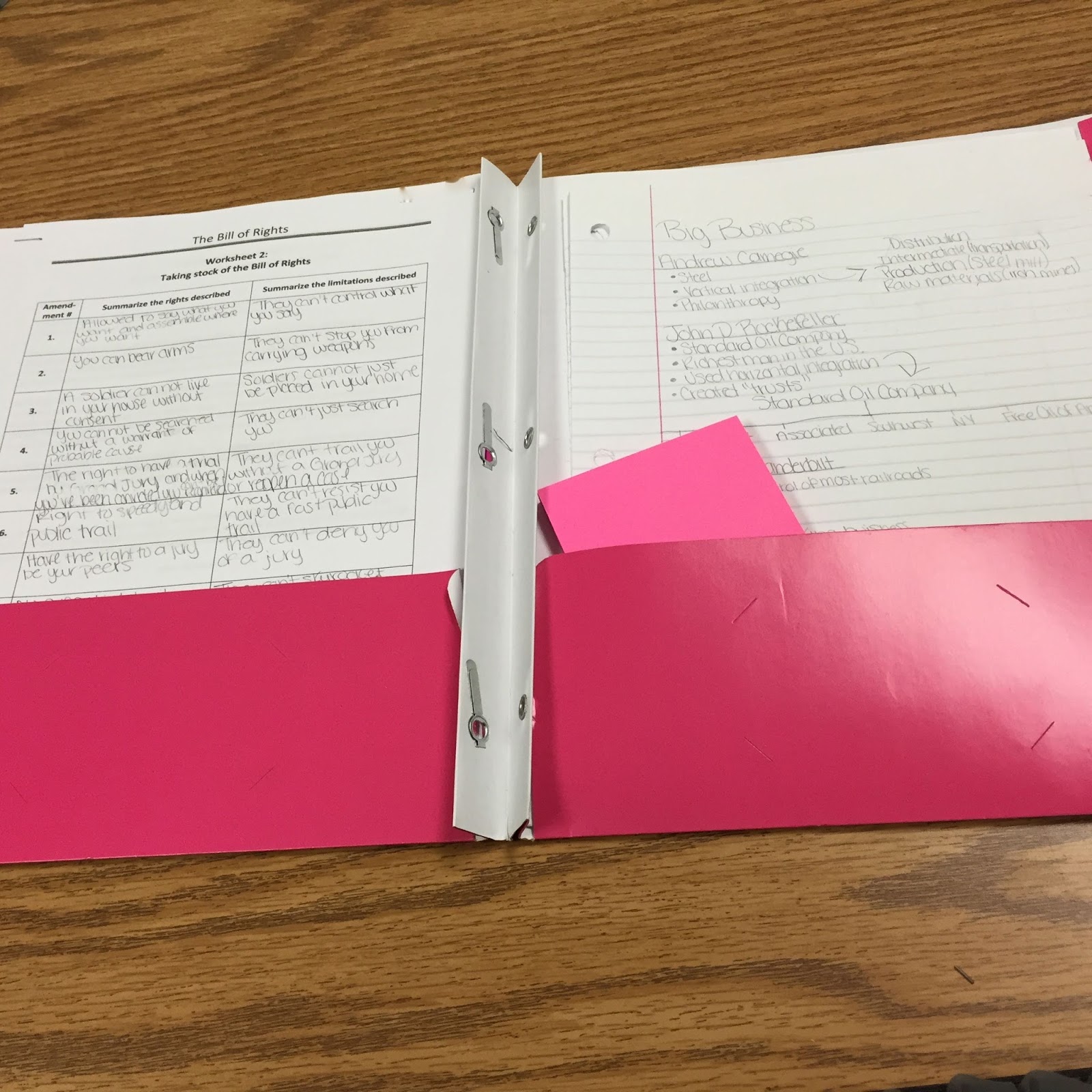 The Teaching Chronicles: Keeping Students Organized Using "In-Class ...