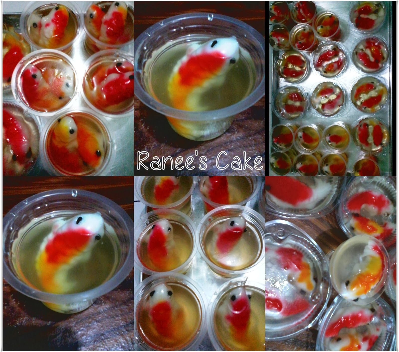 Ranee's Cake & Edible Image: Jelly Pudding Koi....