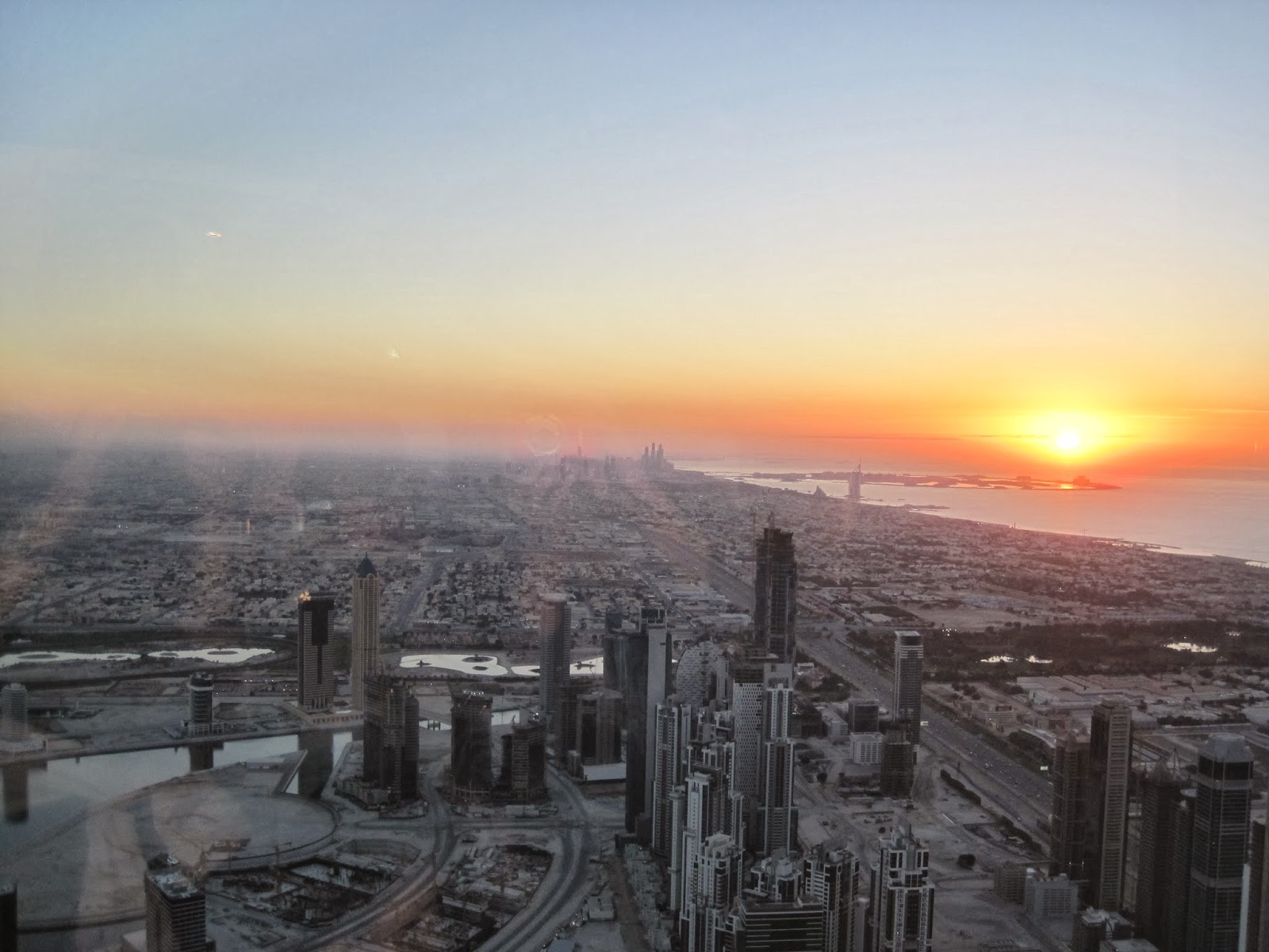 Abu Dhabi, Al Ain, Dubai: Burj Khalifa Sunset