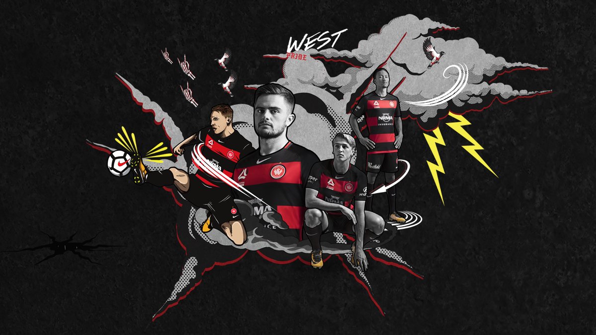 Nike Western Sydney Wanderers 17-18 Home & Away Kits Released - Footy ...