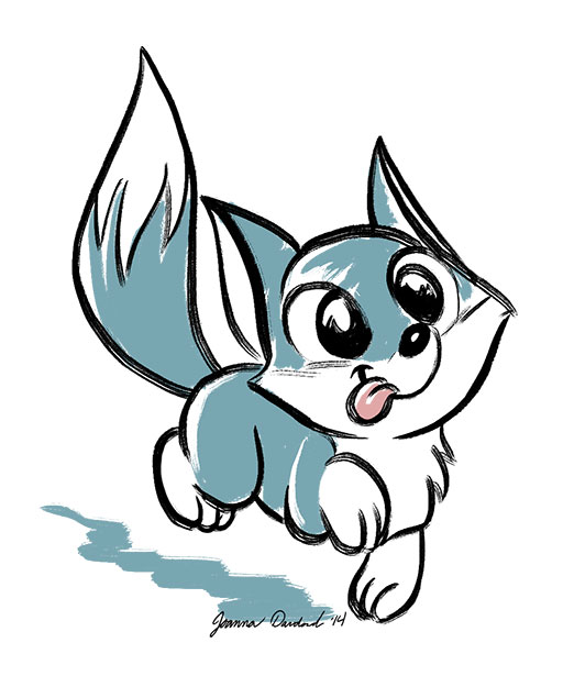 Joanna Davidovich's Art & Animation Blog: Daily Crapbook: Little Wolf ...