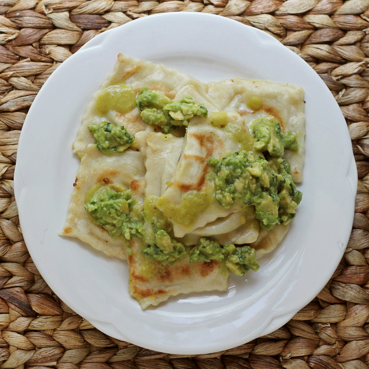 Cookistry: Southwestern Pierogi Ravioli with potato, corn, and chiles