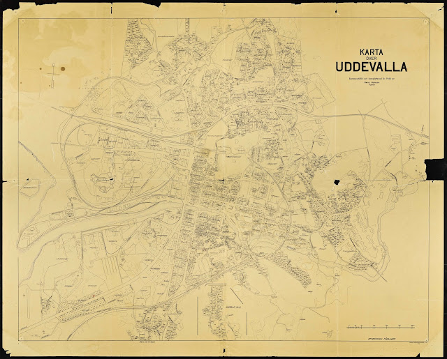 uddevallabloggen.se: KARTA ÖVER UDDEVALLA 1946
