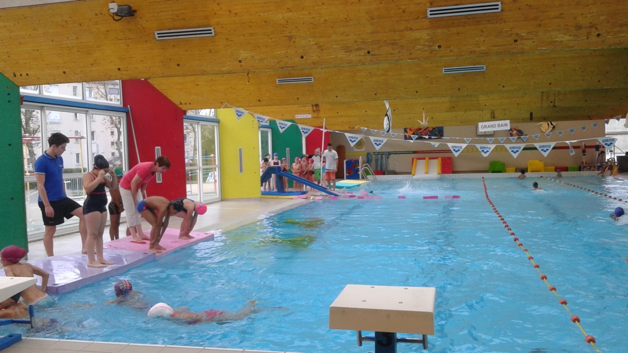 Ecole élémentaire des Darcins: Dernière séance de natation... Les CE1 ...