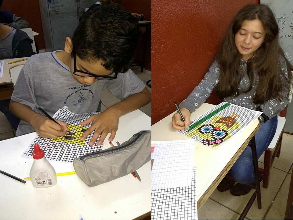 Biblioteca escolar do JK: A arte da matemática