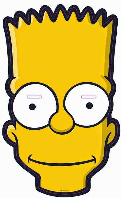 Bart Simpson Free Printable Mask. - Oh My Fiesta! in english