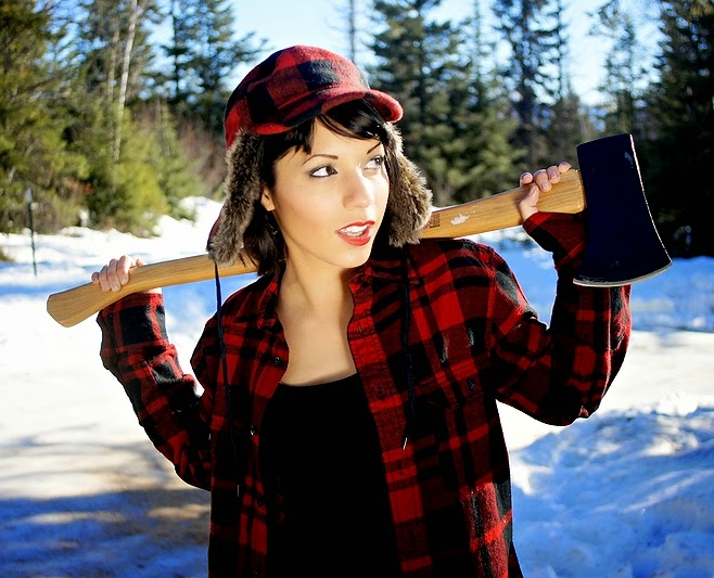 Hot Lumberjack Girl - Lumbersexual ladies